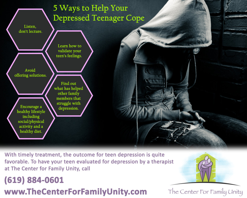 5 Ways to Help Your Depressed Teenager Cope - The Center for Family Unity 5 Ways to Help Your Depressed Teenager Cope - The Center for Family Unity